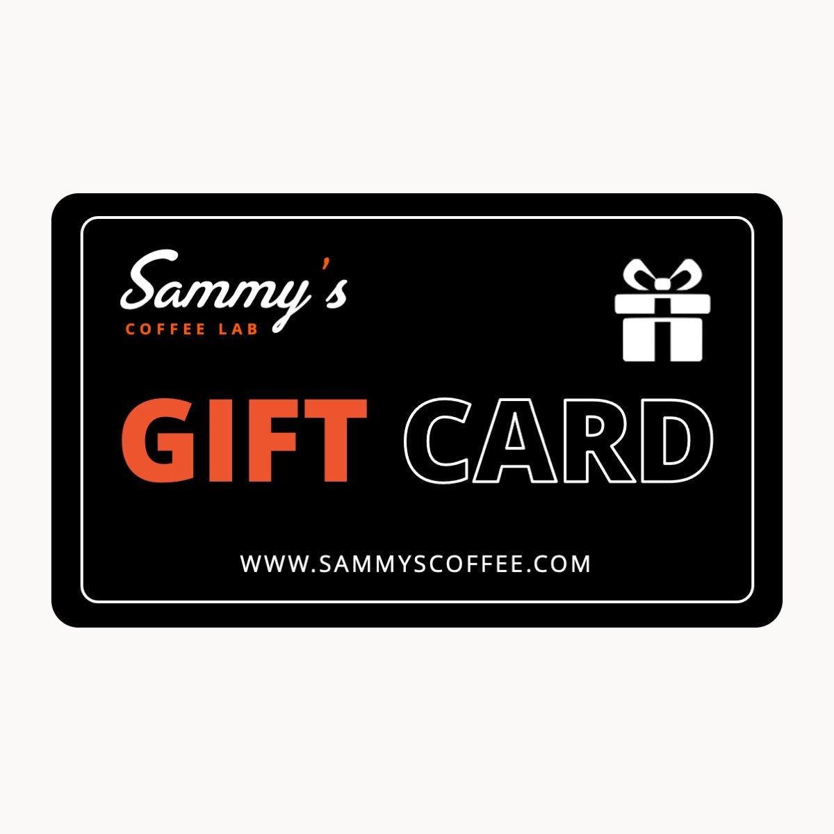 Sammy's Gift Cards – Sammy's Coffee